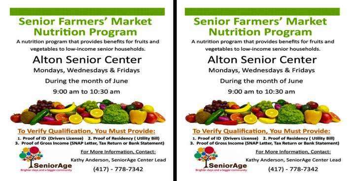 Senior Farmers' Market Nutrition Program Available For All Seniors ...