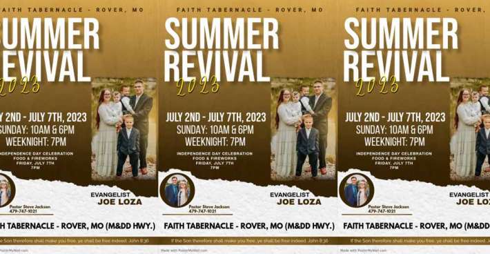 Faith Tabernacle Is Having A Revival And 4th Of July Event - AltonMo.com