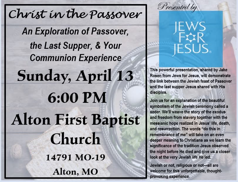 Jews For Jesus - Christ In The Passover Presentation - AltonMo.com